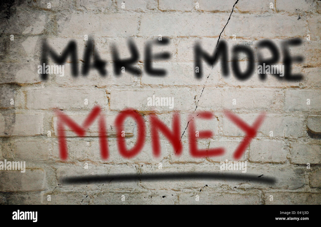Make More Money Concept Stock Photo - Alamy