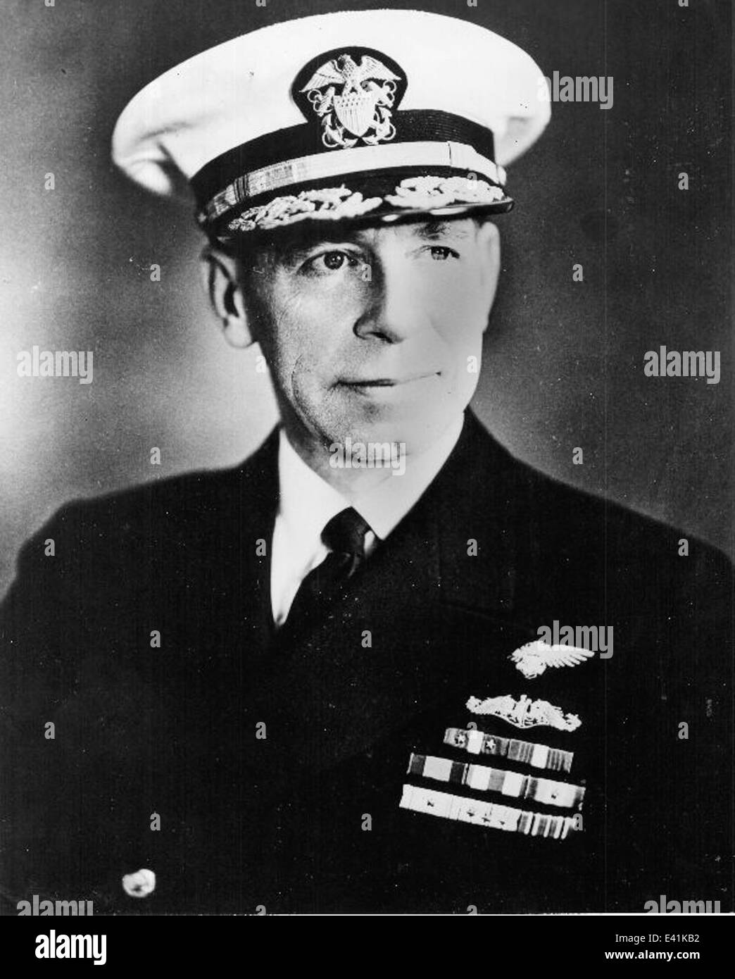 A photograph of Vice Admiral AE Montgomery, a senior officer in the ...