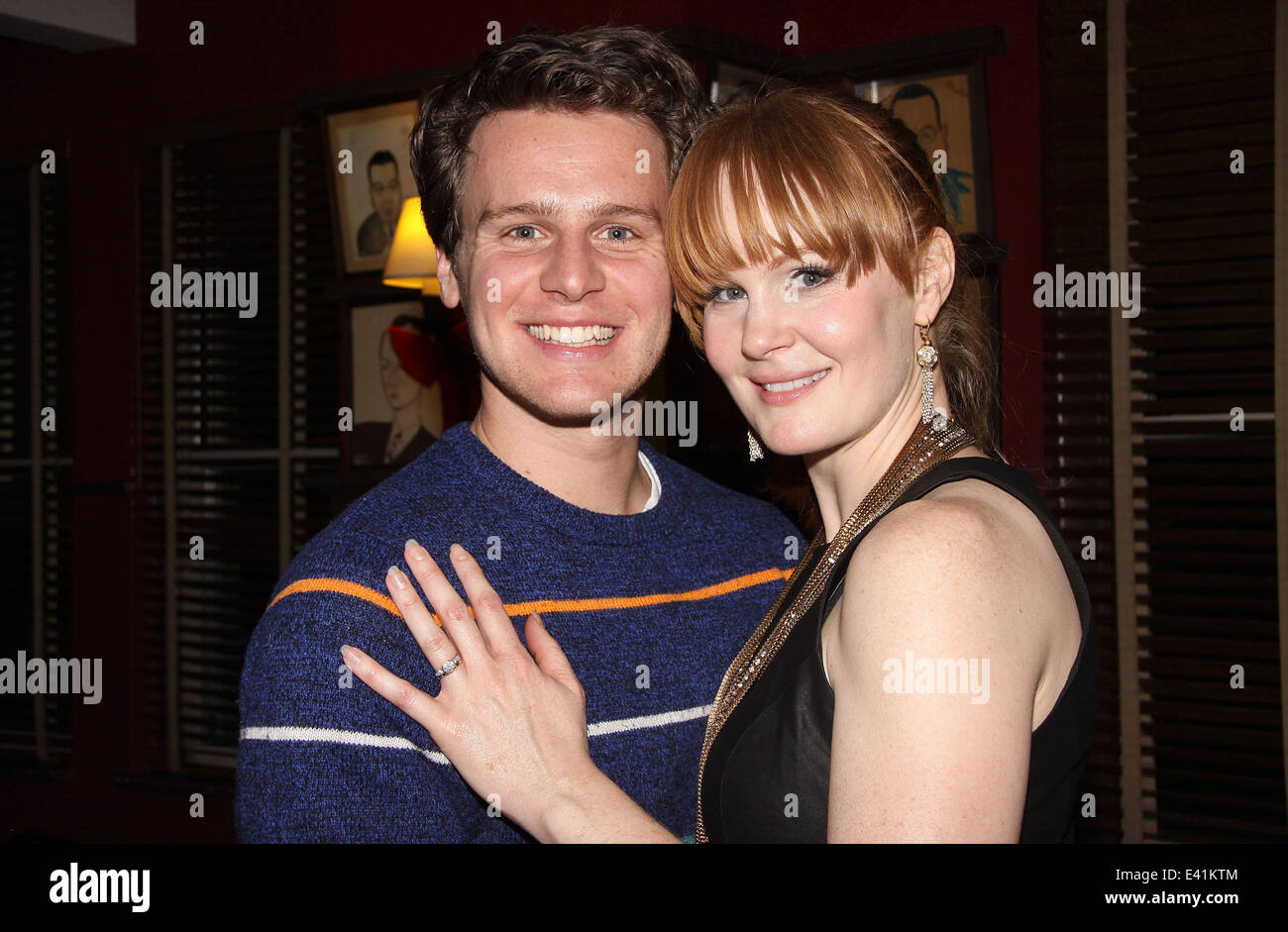 Tony award nominee Kate Baldwin receives her portrait at Sardi's ...