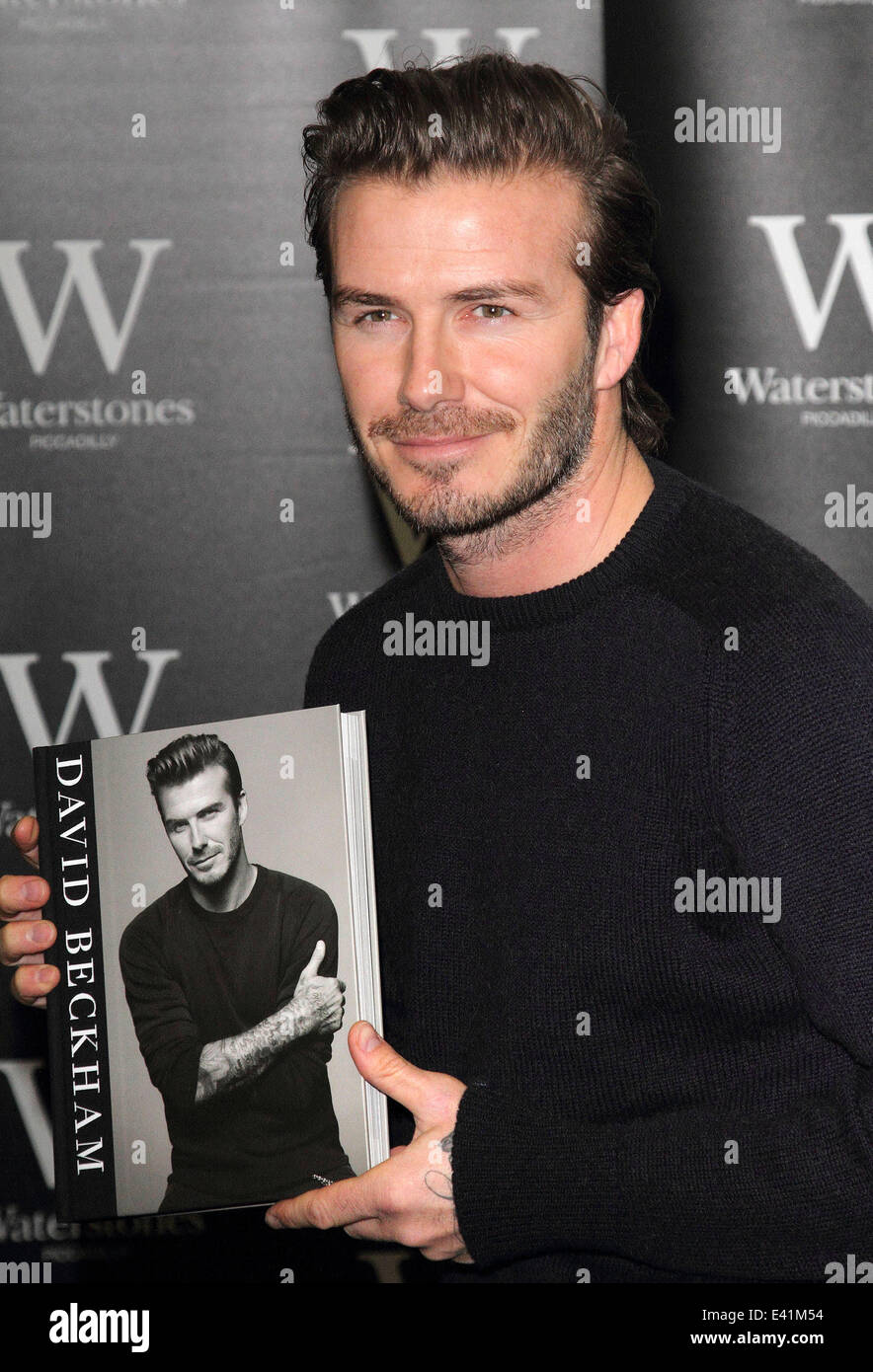 David Beckham meets fans and signs copies of his new self titled book ...