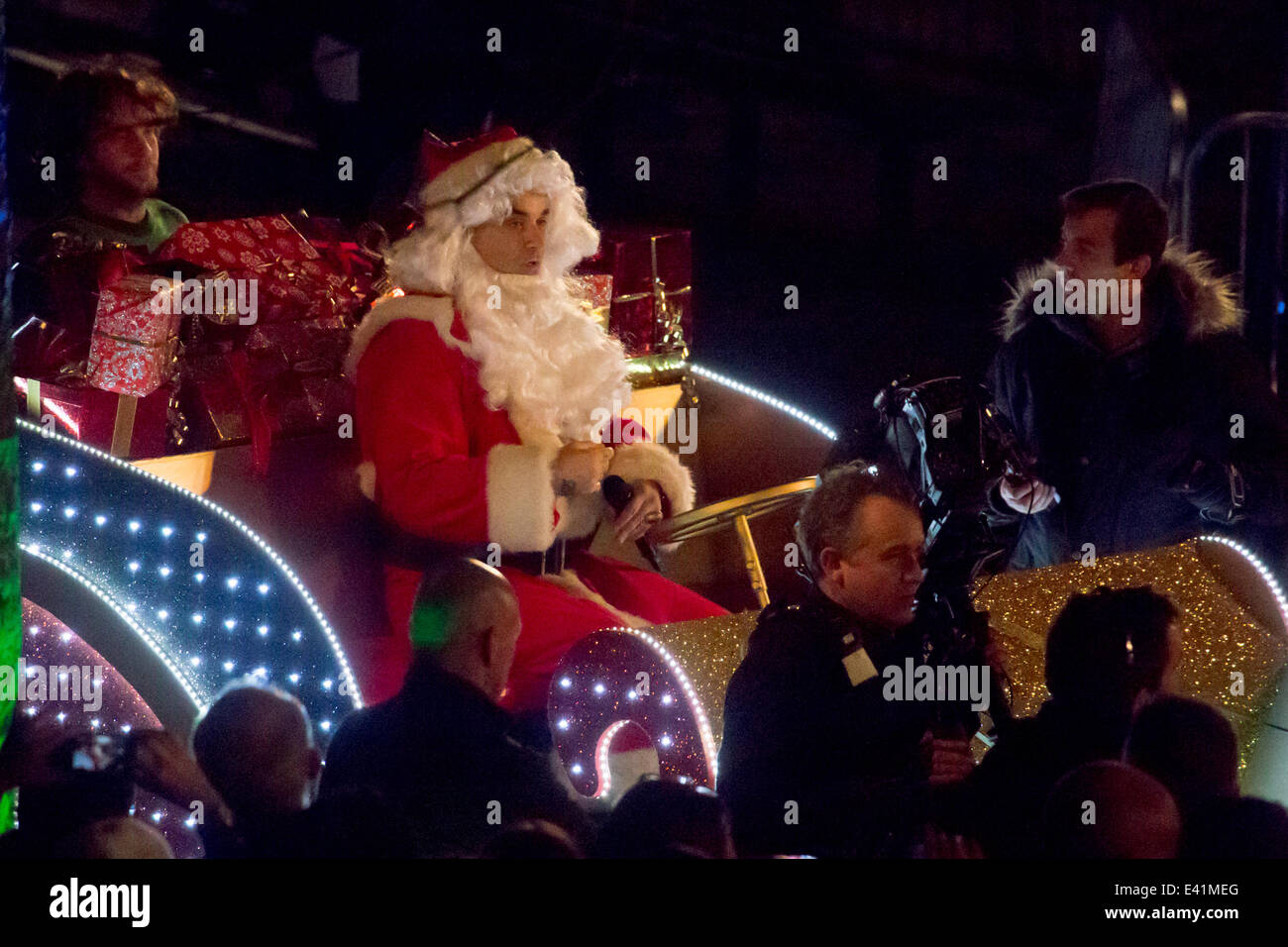 Filming for ITV's charity appeal Text Santa Featuring: Ant,Dec,Anthony ...