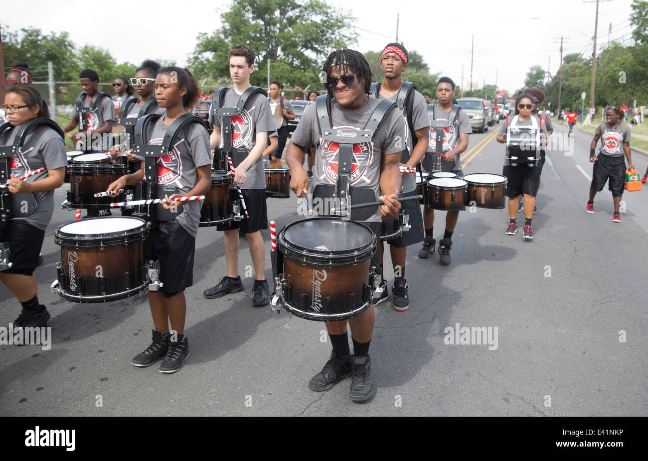Juneteenth parade in Austin, Texas includes bands from local high ...