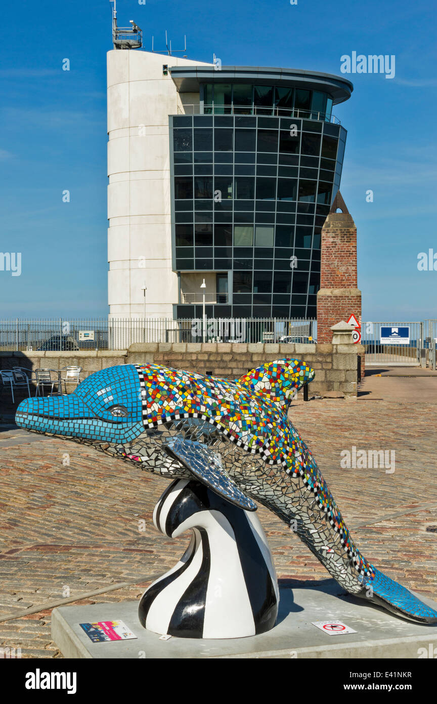 Dolphin pier hi-res stock photography and images - Alamy