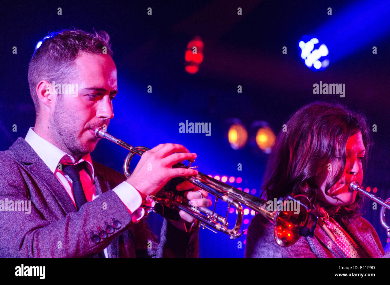 Musical instruments trumpet guitar drum hi-res stock photography and ...