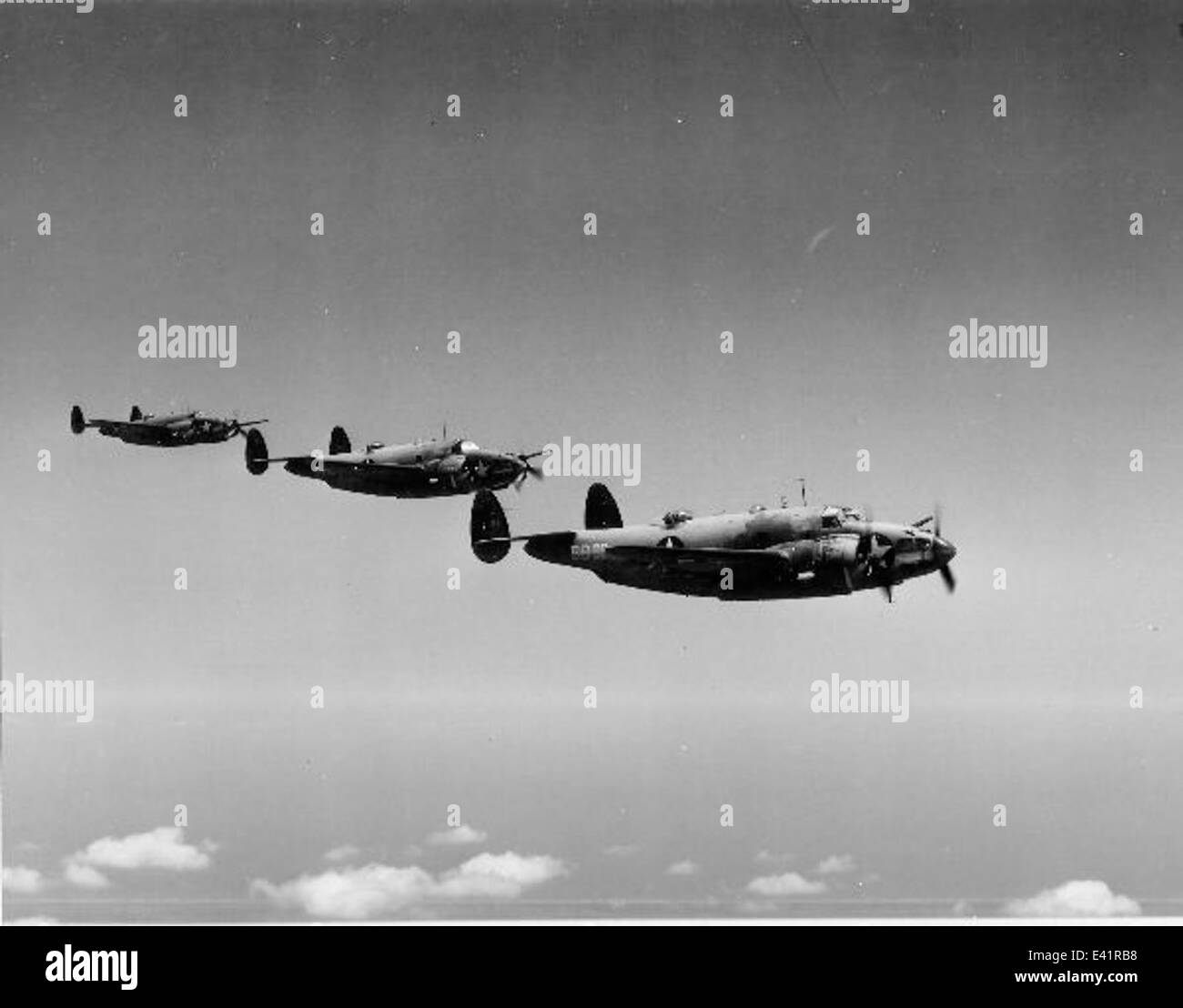 A photograph of PV-1 Ventura aircraft from an Operational Training Unit ...