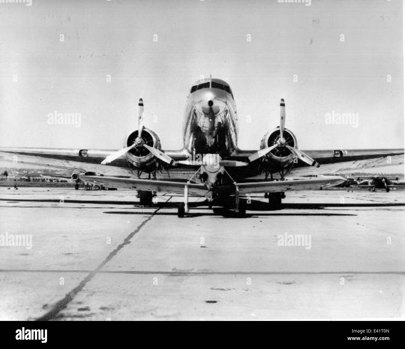 The NR1 submarine and R4D aircraft are featured in this photograph ...