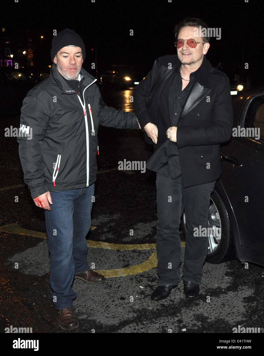 U2 frontman Bono makes his way to the Traditional Annual Christmas Eve ...