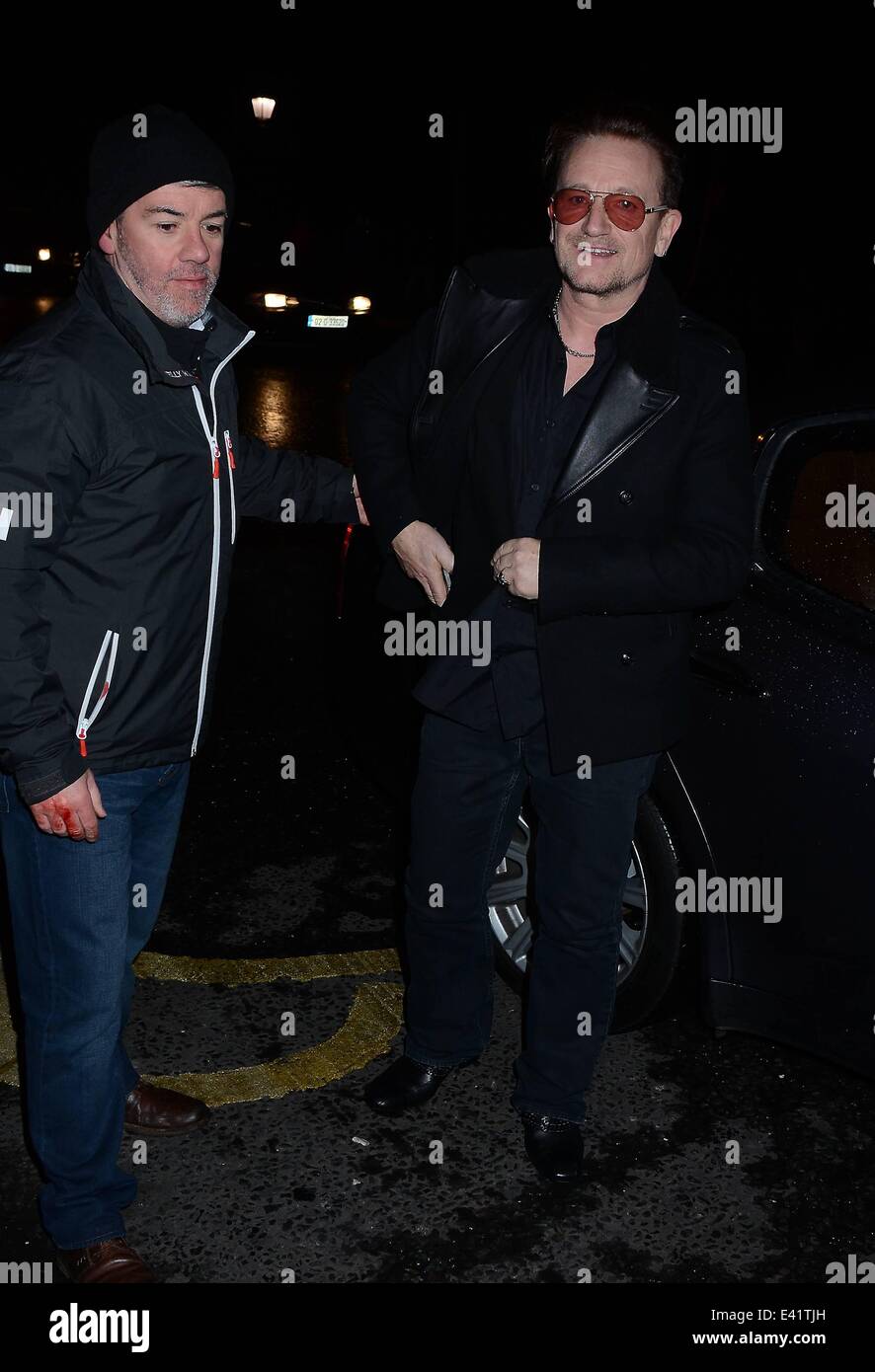 Bono's security guard cut his hand while protecting the U2 star at his ...