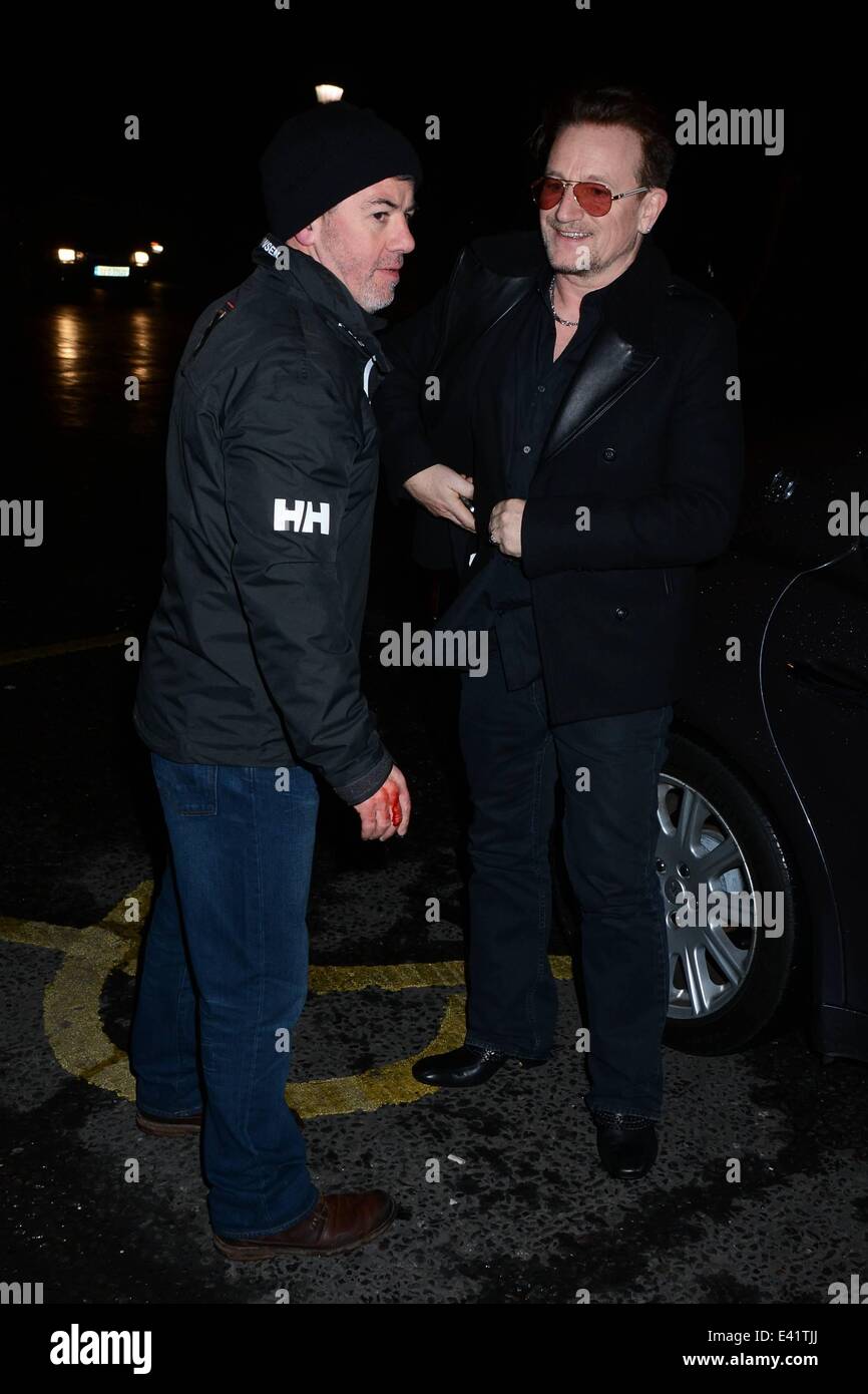 Bono's security guard cut his hand while protecting the U2 star at his ...