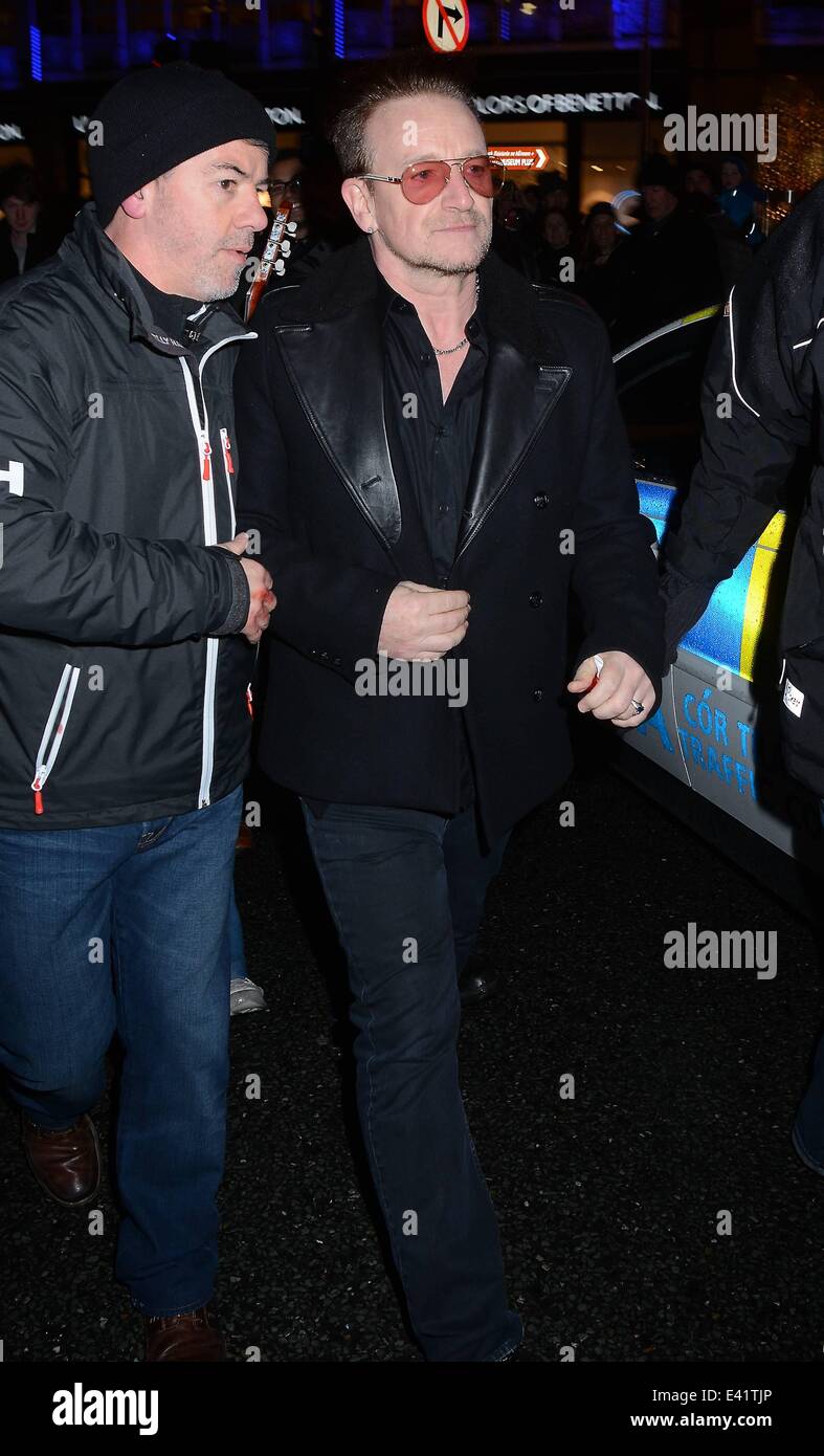 Bono's security guard cut his hand while protecting the U2 star at his ...