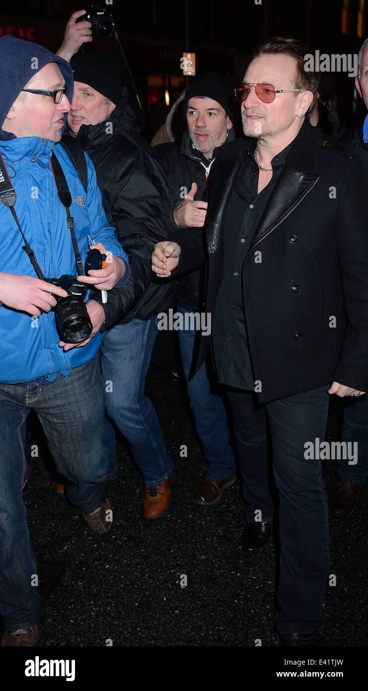 Bono's security guard cut his hand while protecting the U2 star at his ...