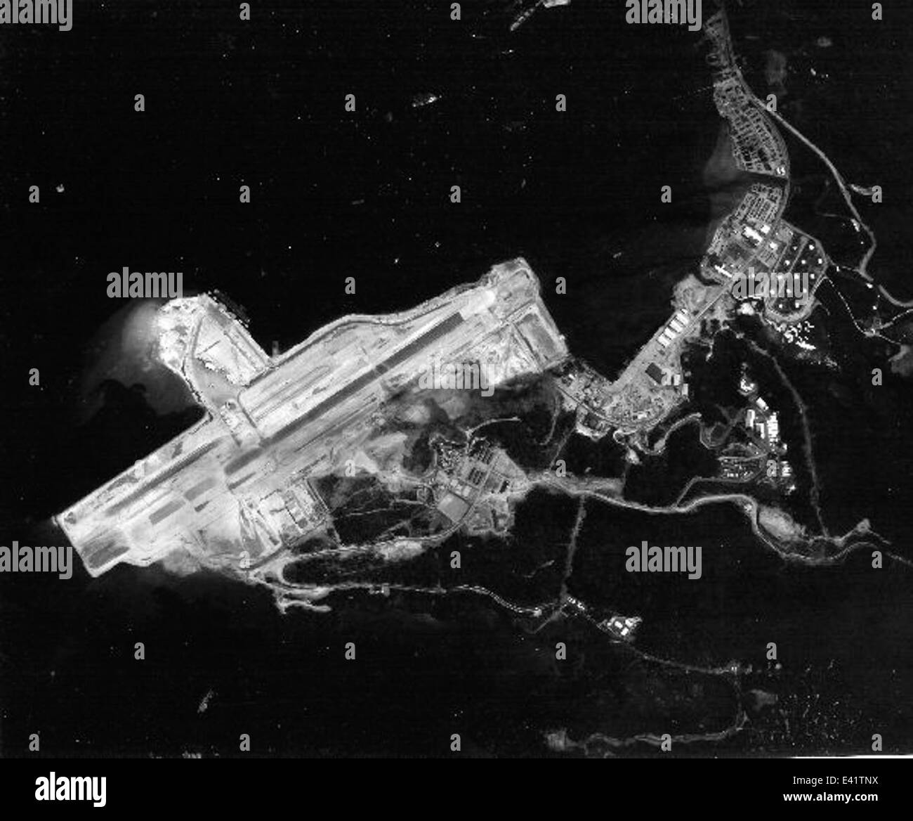 A photograph taken at Naval Air Station Cubi Point, featuring military ...