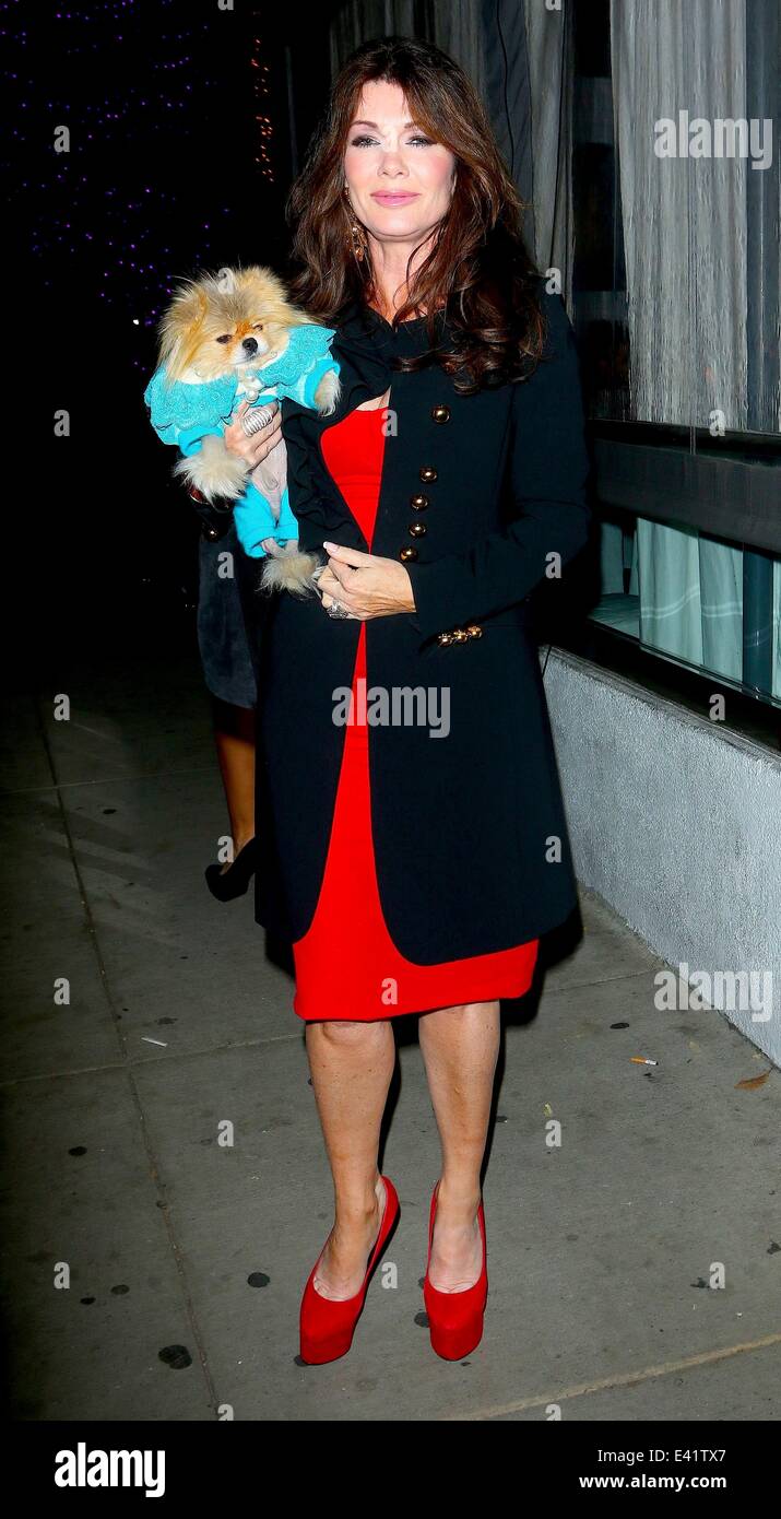 Lisa Vanderpump and Ken Todd leaving Sur Restaurant in West Hollywood ...