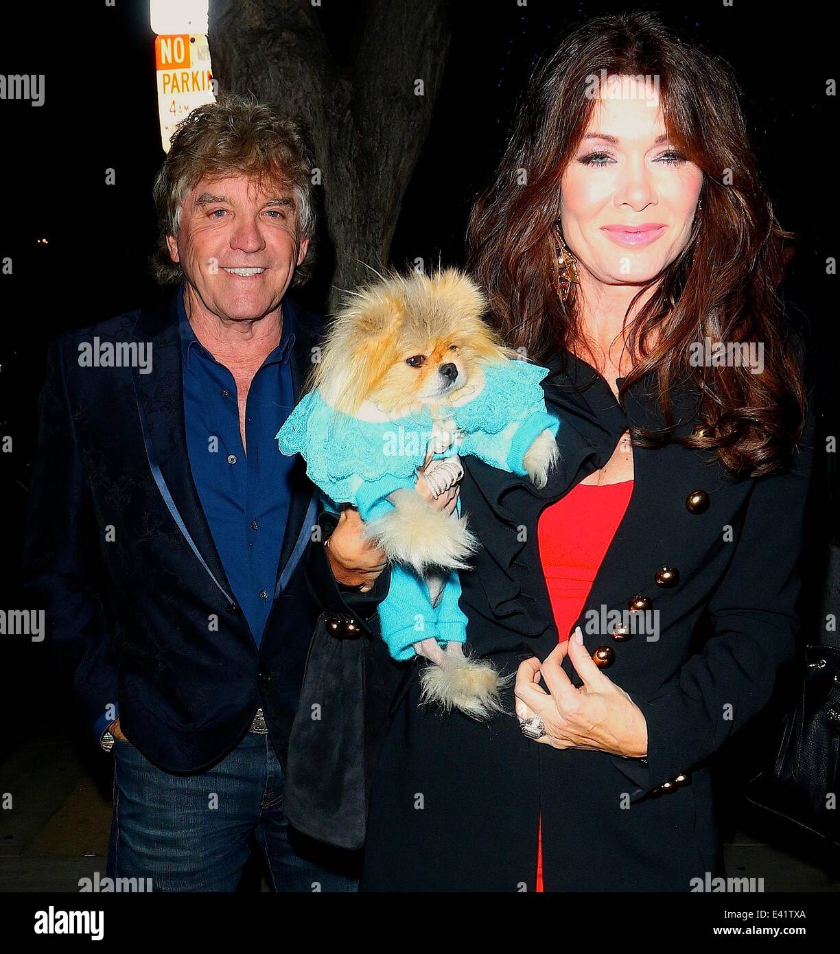Lisa Vanderpump and Ken Todd leaving Sur Restaurant in West Hollywood ...