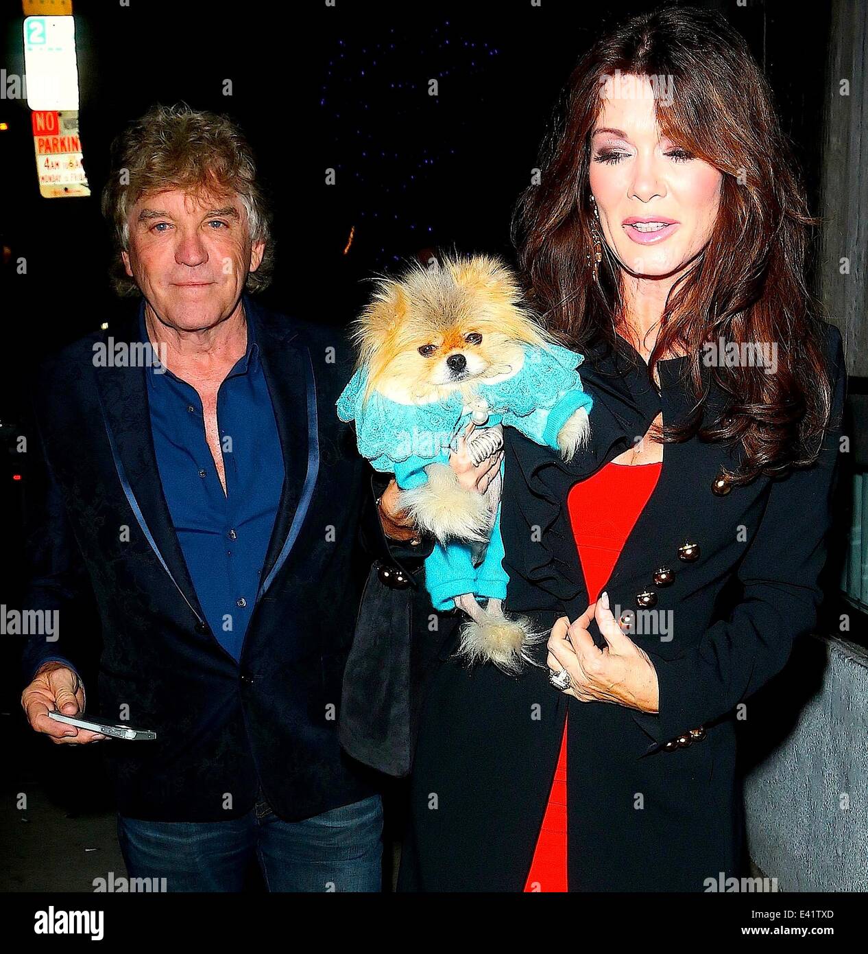 Lisa Vanderpump and Ken Todd leaving Sur Restaurant in West Hollywood ...