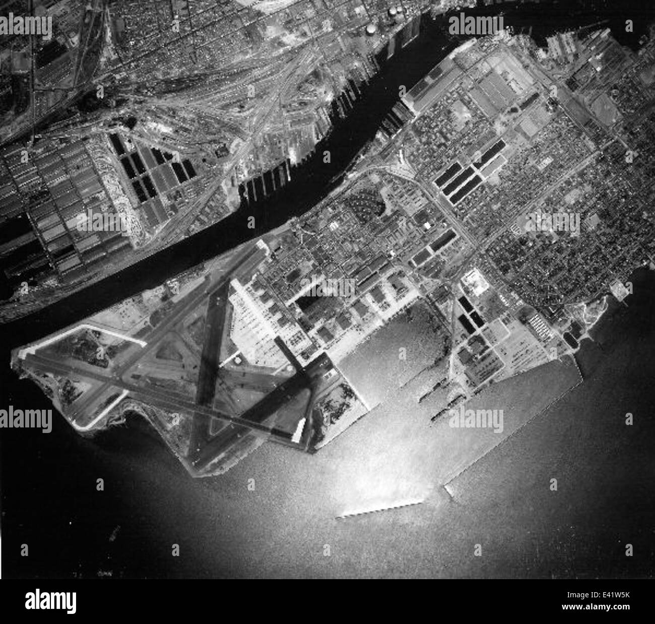 A photograph of NAS Alameda, highlighting its role as a naval base and ...