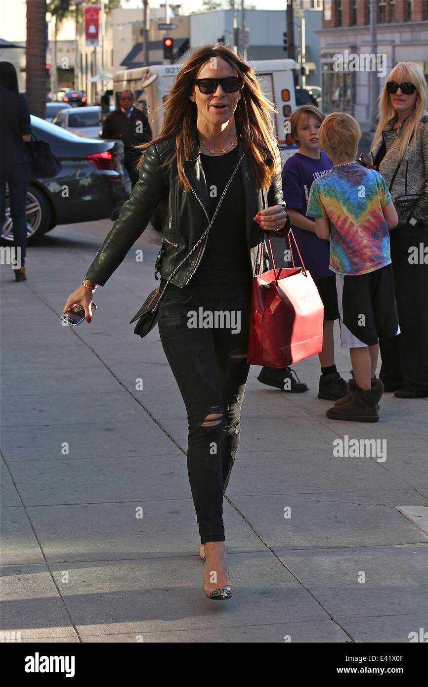 Robin Antin out and about in Beverly Hills Featuring: Robin Anton Where ...