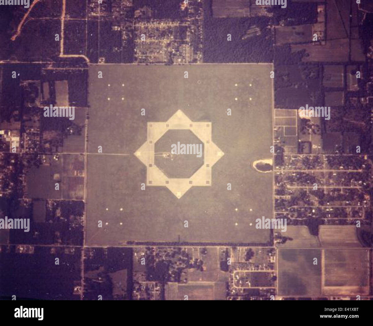 This photograph from 1993 features OLF Spencer, a military airfield ...