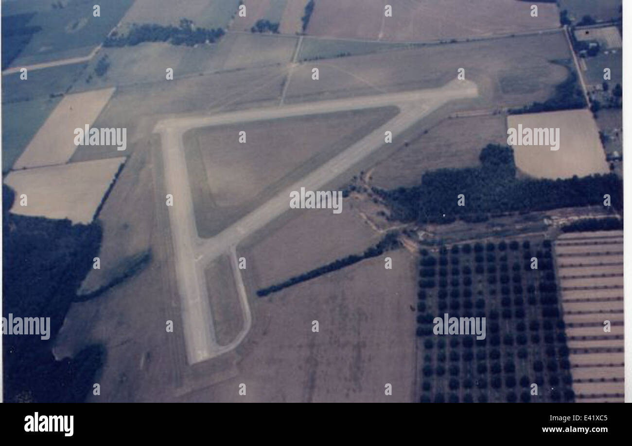 A view of OLF (Outlying Landing Field) Silverhill, a military aviation ...