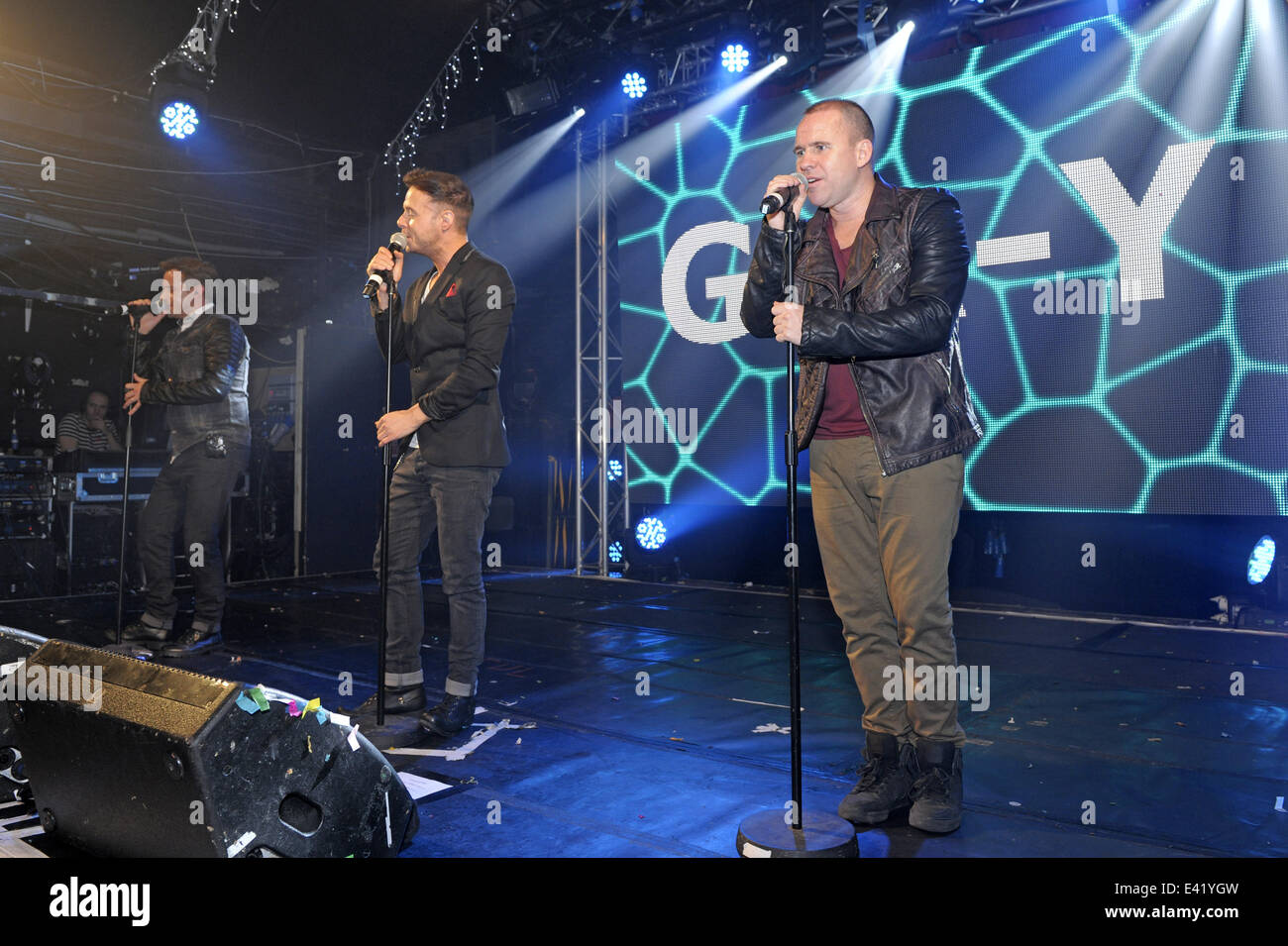 Boy Band 911 perform live on stage at G-A-Y Where: London, United ...