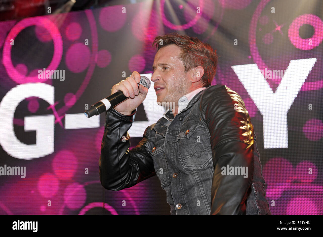 Boy Band 911 perform live on stage at G-A-Y Featuring: Jimmy Constable ...