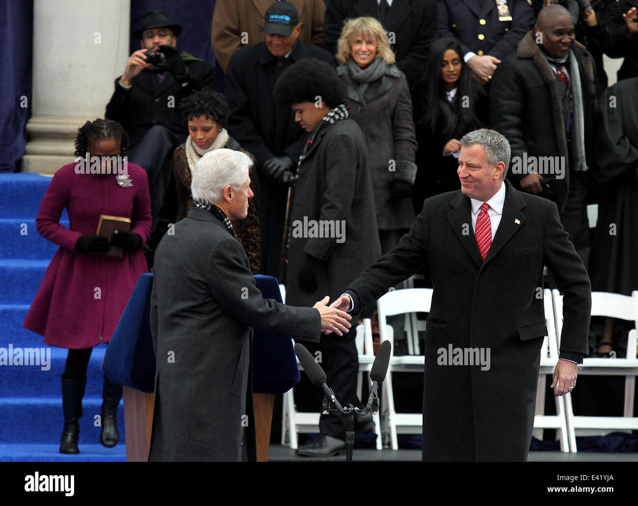 The Inaugural Ceremony for Mayor Elect Mr. Bill de Blasio, the 109th ...