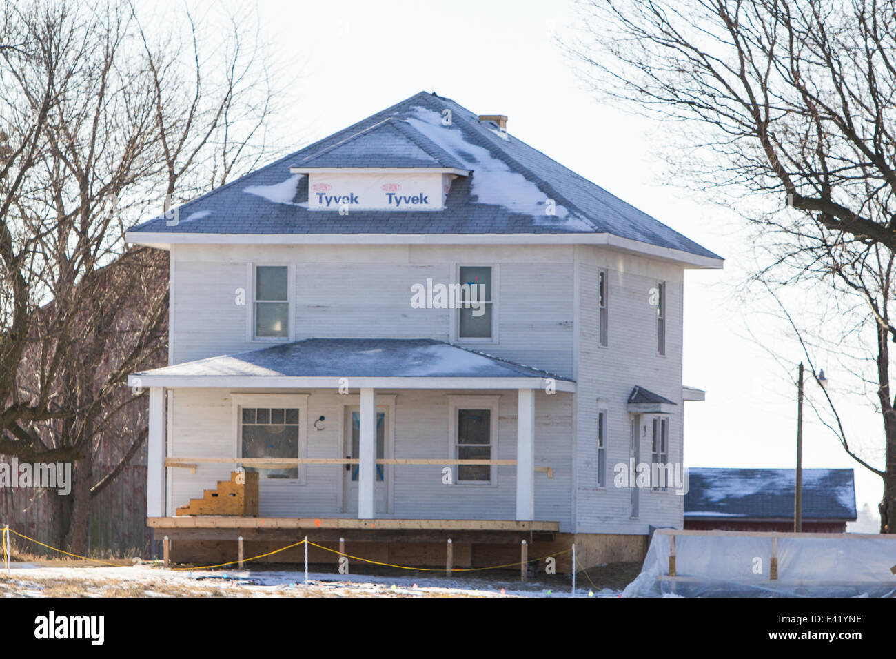 General views of Kent Farm on the 'Batman vs. Superman' filmset Where ...