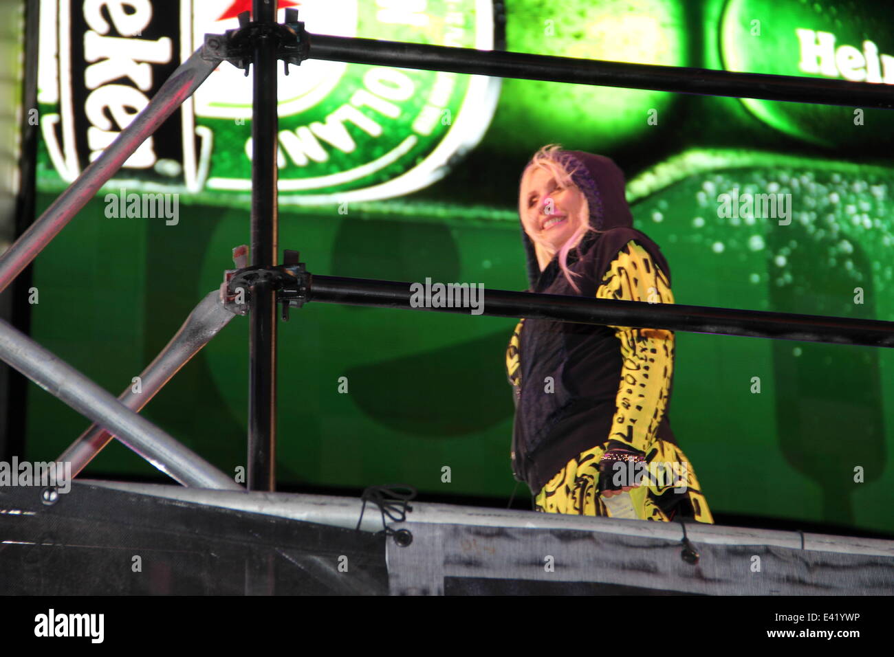 New Years Eve in Times Squared hosted by Ryan Secrest Featuring: Debbie ...