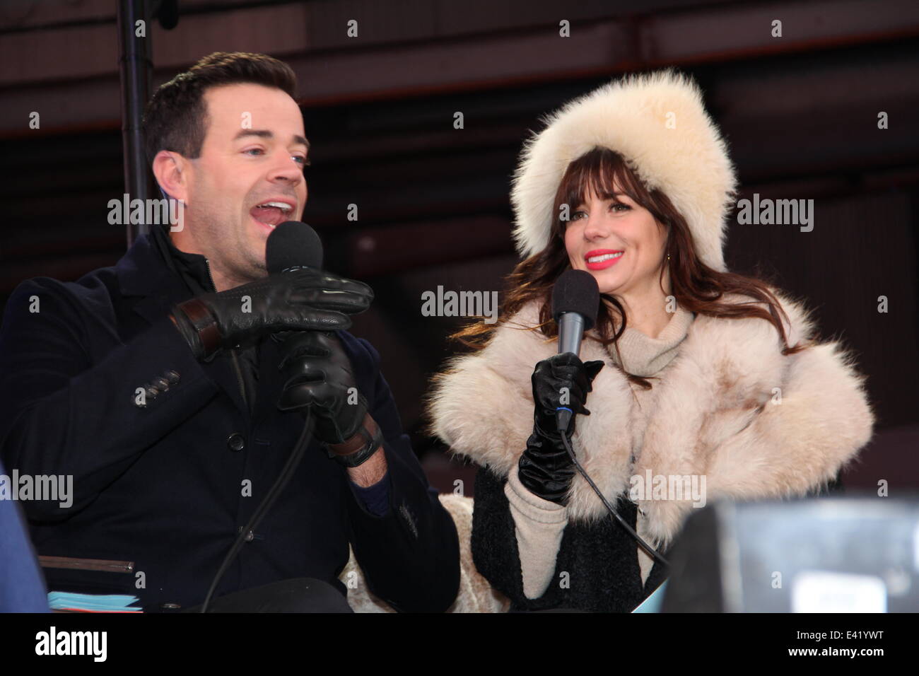 New Years Eve in Times Squared hosted by Ryan Secrest Featuring: Carson ...