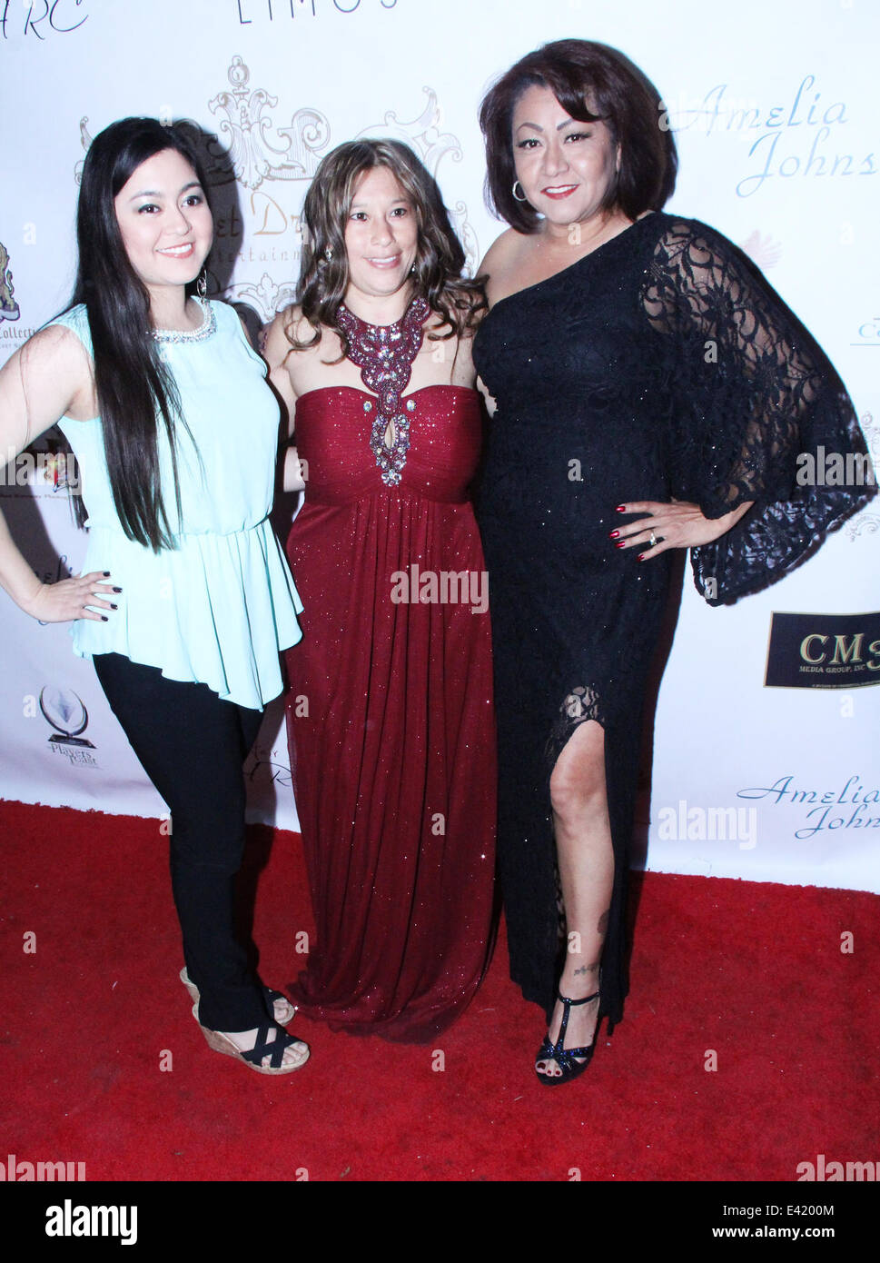 Pre-New Year's Eve Red Carpet Gala Featuring: Oliva Jimenez,Jenna Urban,Rosie Arzata Where ...