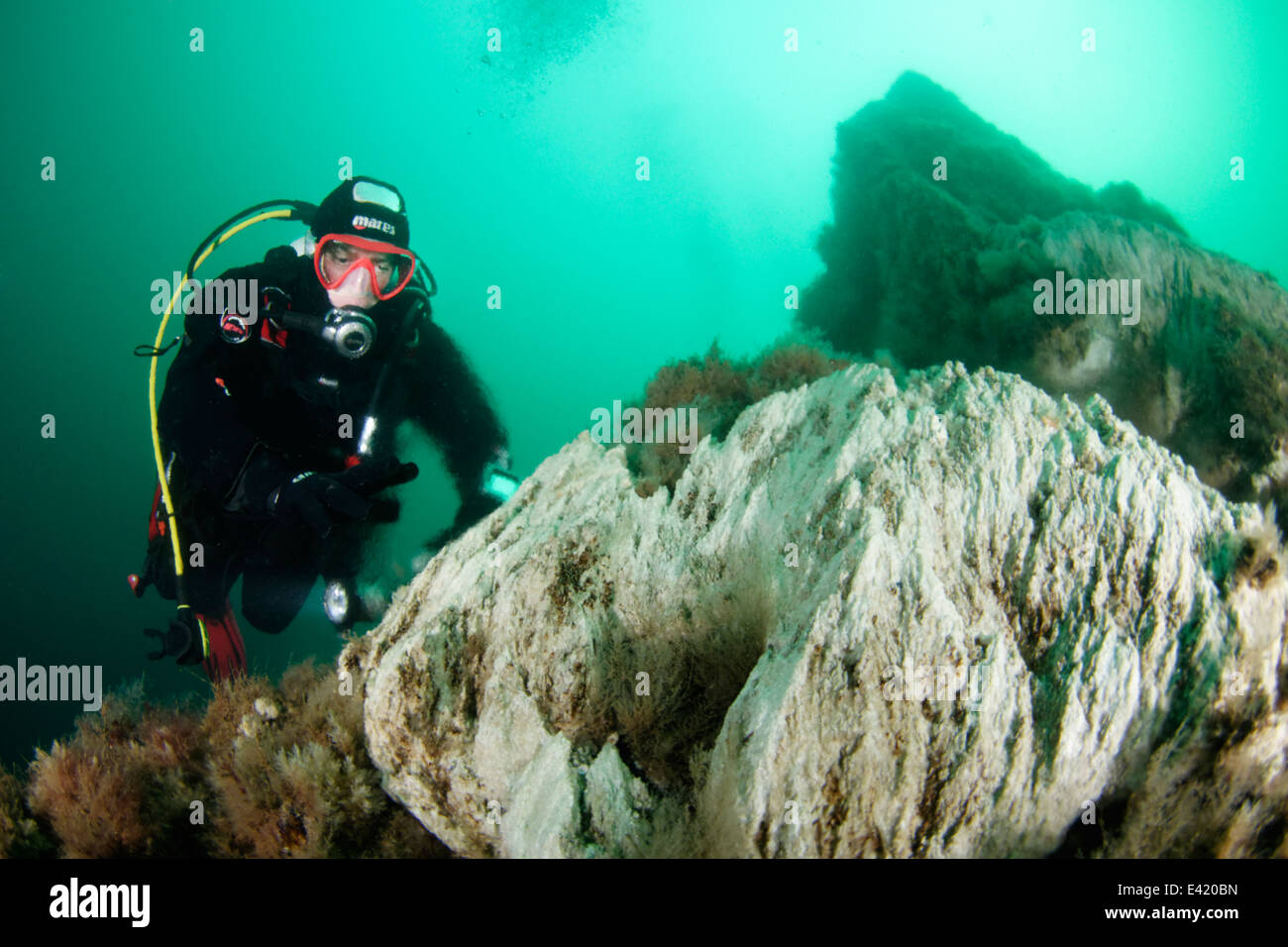 Strytan, Geothmal underwater chimney, Strytan, Akureyri, Eyjafjord ...