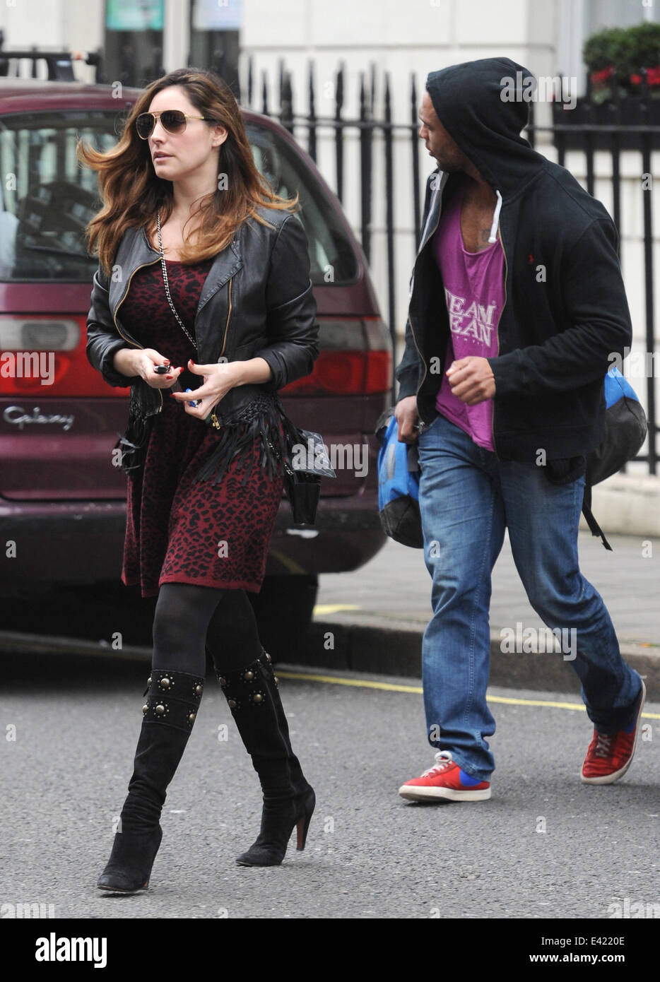 Kelly Brook leaves her home with rumored new boyfriend David McIntosh ...
