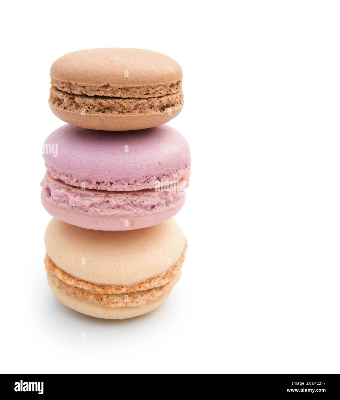 Stack of sweet macaroons hi-res stock photography and images - Alamy