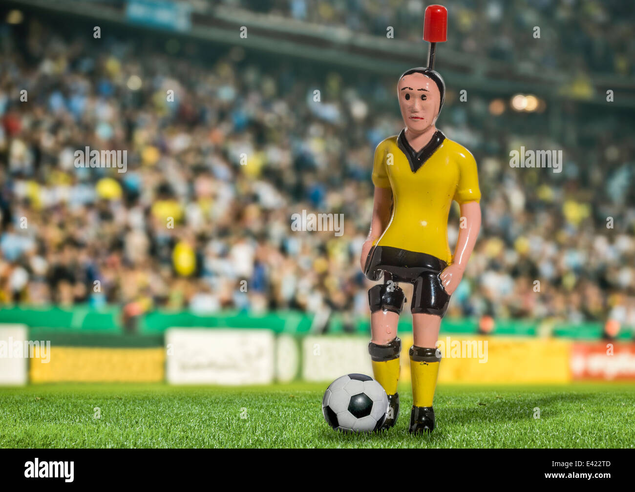 Miniature soccer stadium in miniature hi-res stock photography and ...