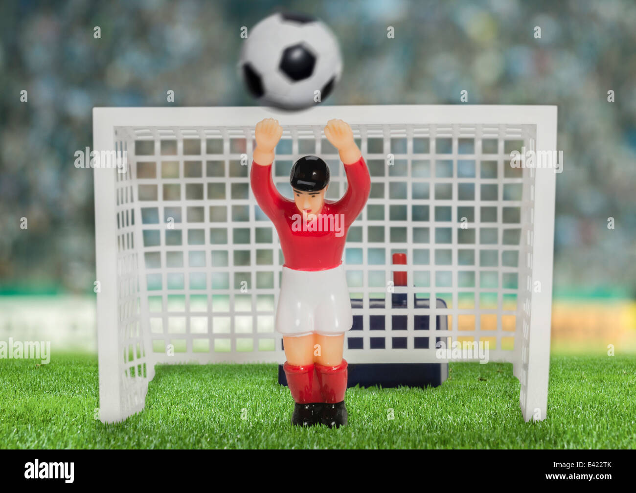 Miniature soccer stadium in miniature hi-res stock photography and ...