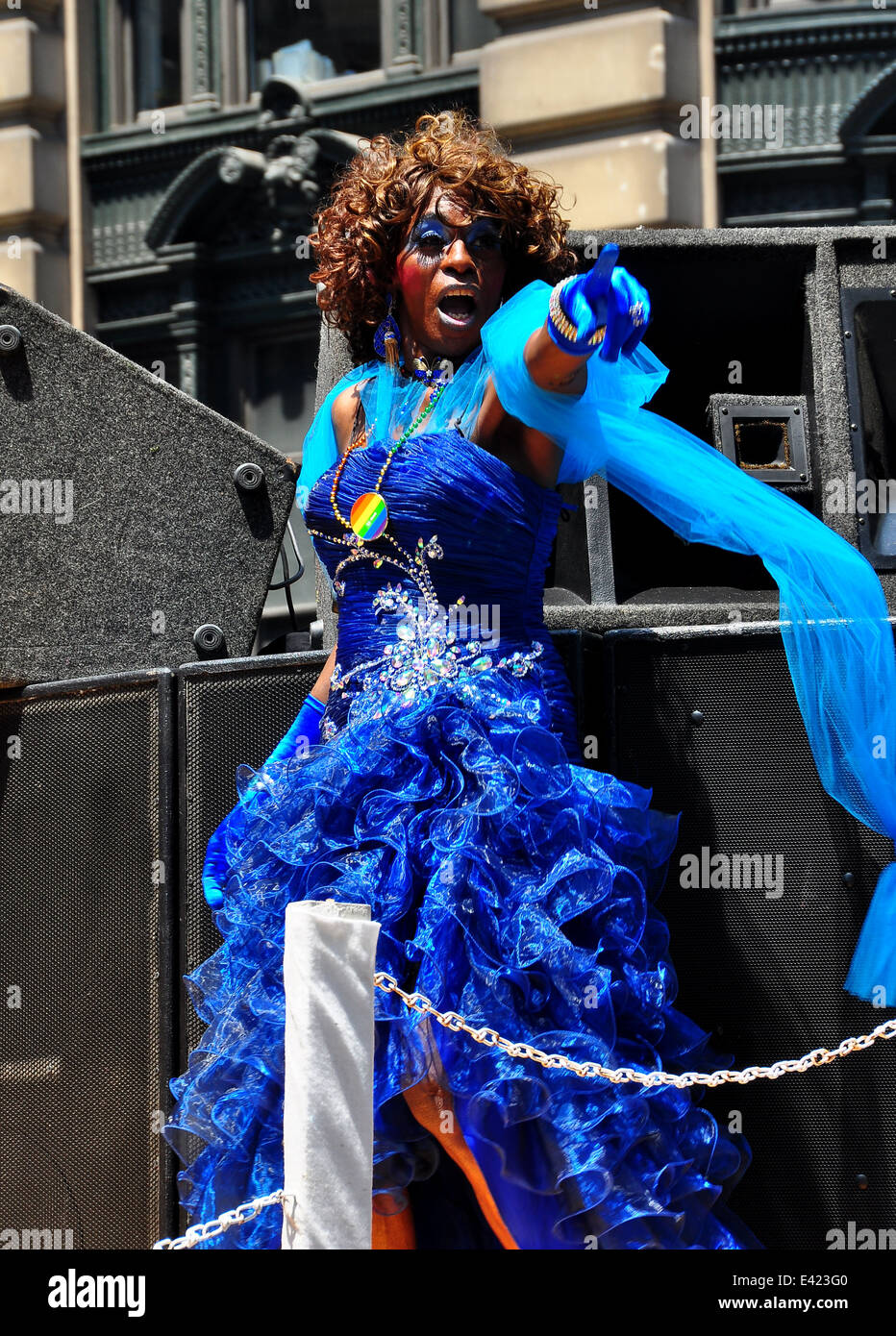 Gay pride parade african american hi-res stock photography and images ...