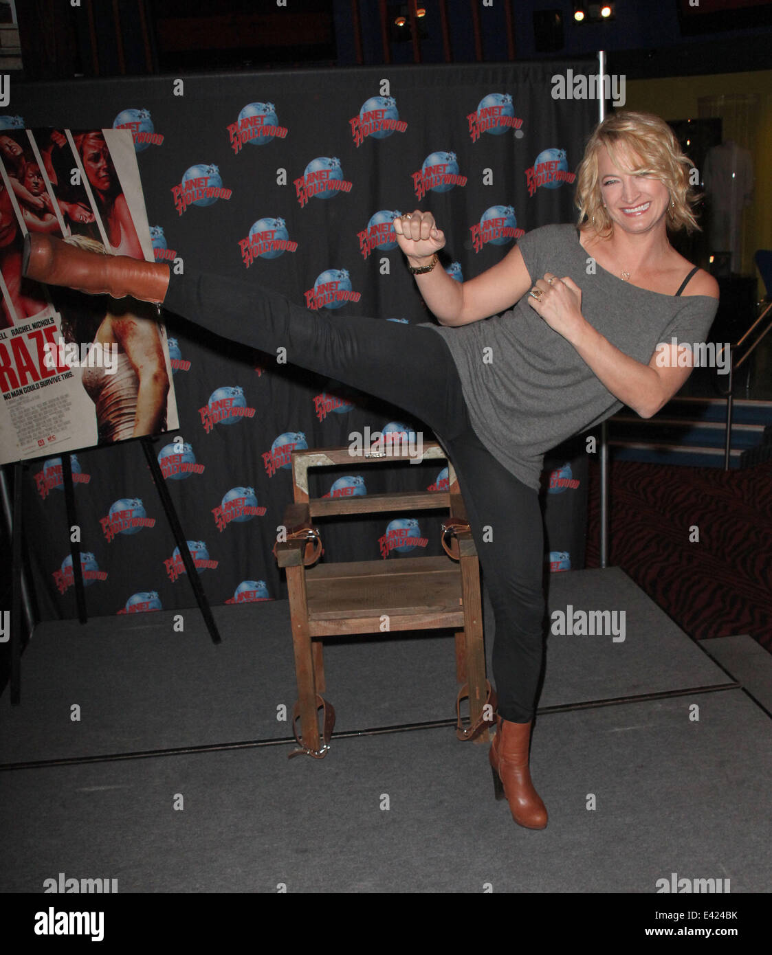 Planet Hollywood Timews Square Presents Action Icon/ Producer/ Actress ...