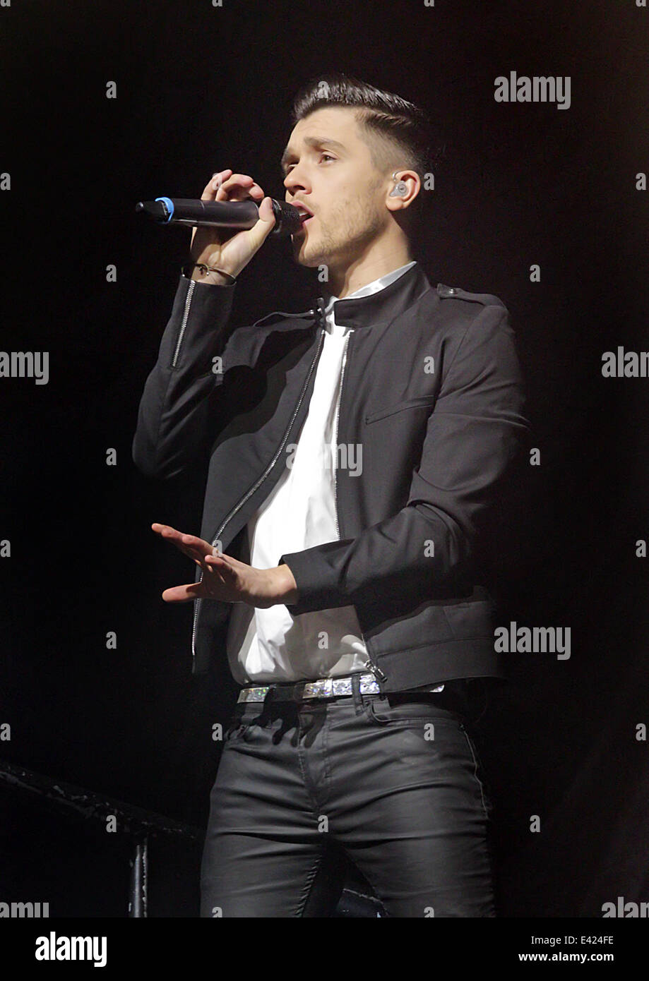 Union J performing live on stage at the Liverpool Echo Arena Featuring ...