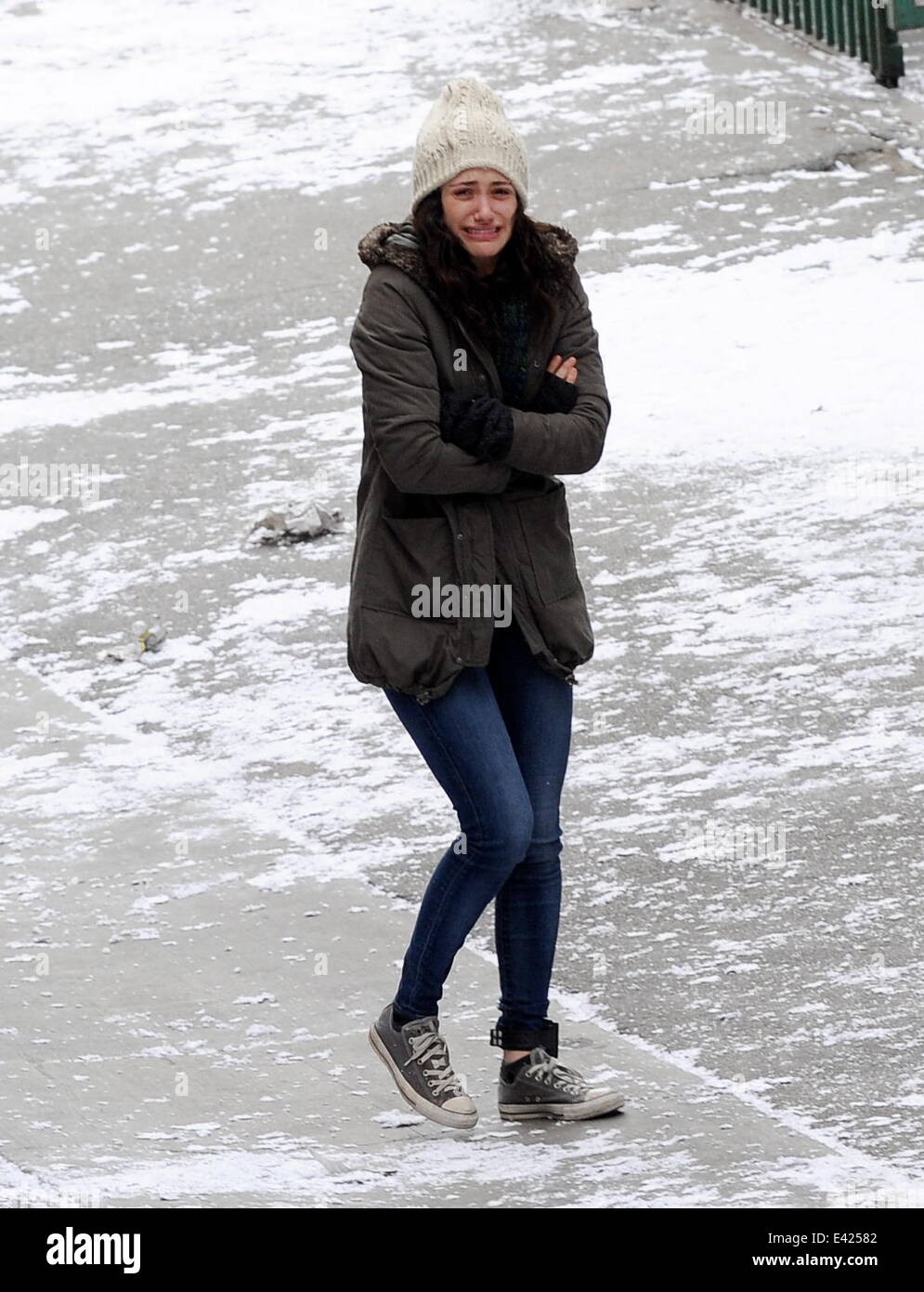 Emmy Rossum Crying