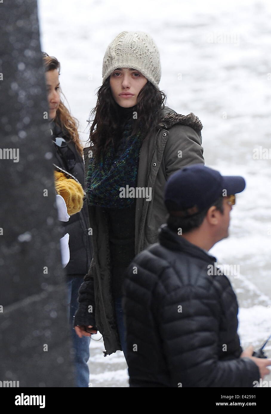 Actress emmy rossum crying on hi-res stock photography and images - Alamy