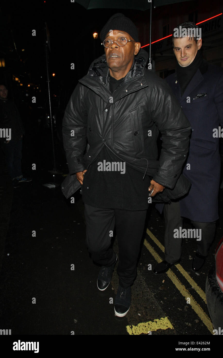 Samuel L Jackson outside at the Ivy restaurant in London Featuring ...