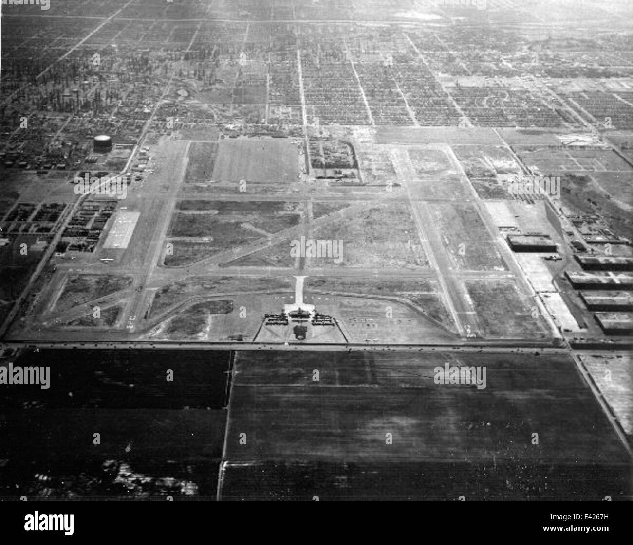 A photograph of Naval Air Station Long Beach, highlighting its role in ...