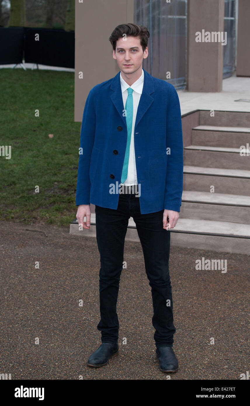 Burberry Prorsum A/W fashion show arrivals held at Kensington Gardens ...