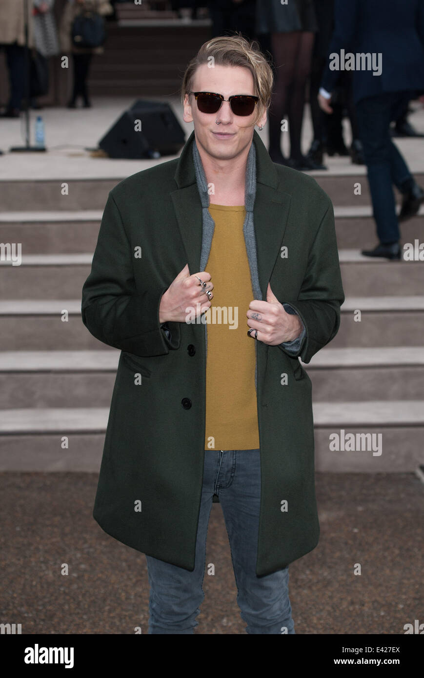 Burberry Prorsum A/W fashion show arrivals held at Kensington Gardens ...