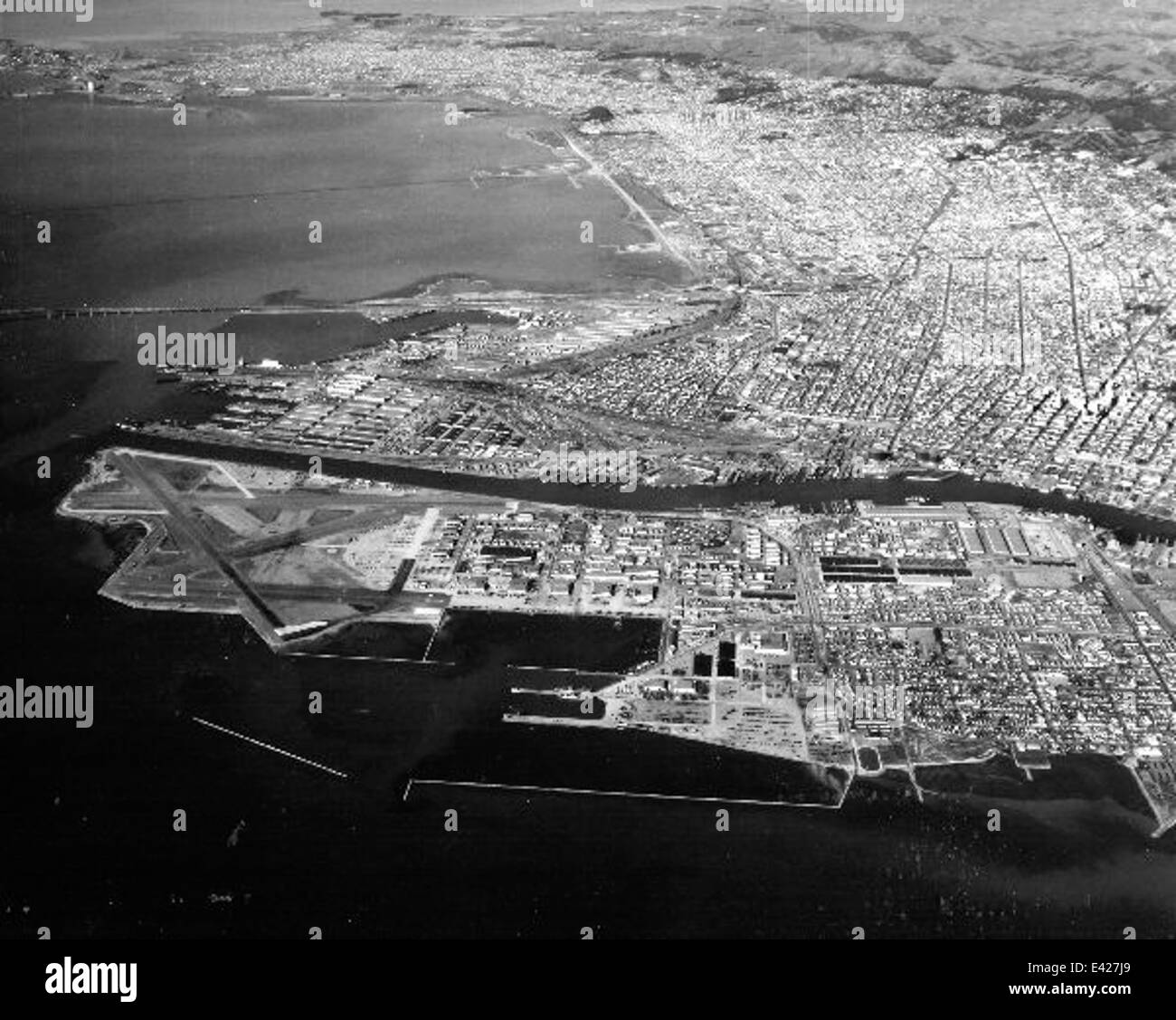 Naval air station alameda Black and White Stock Photos & Images - Alamy