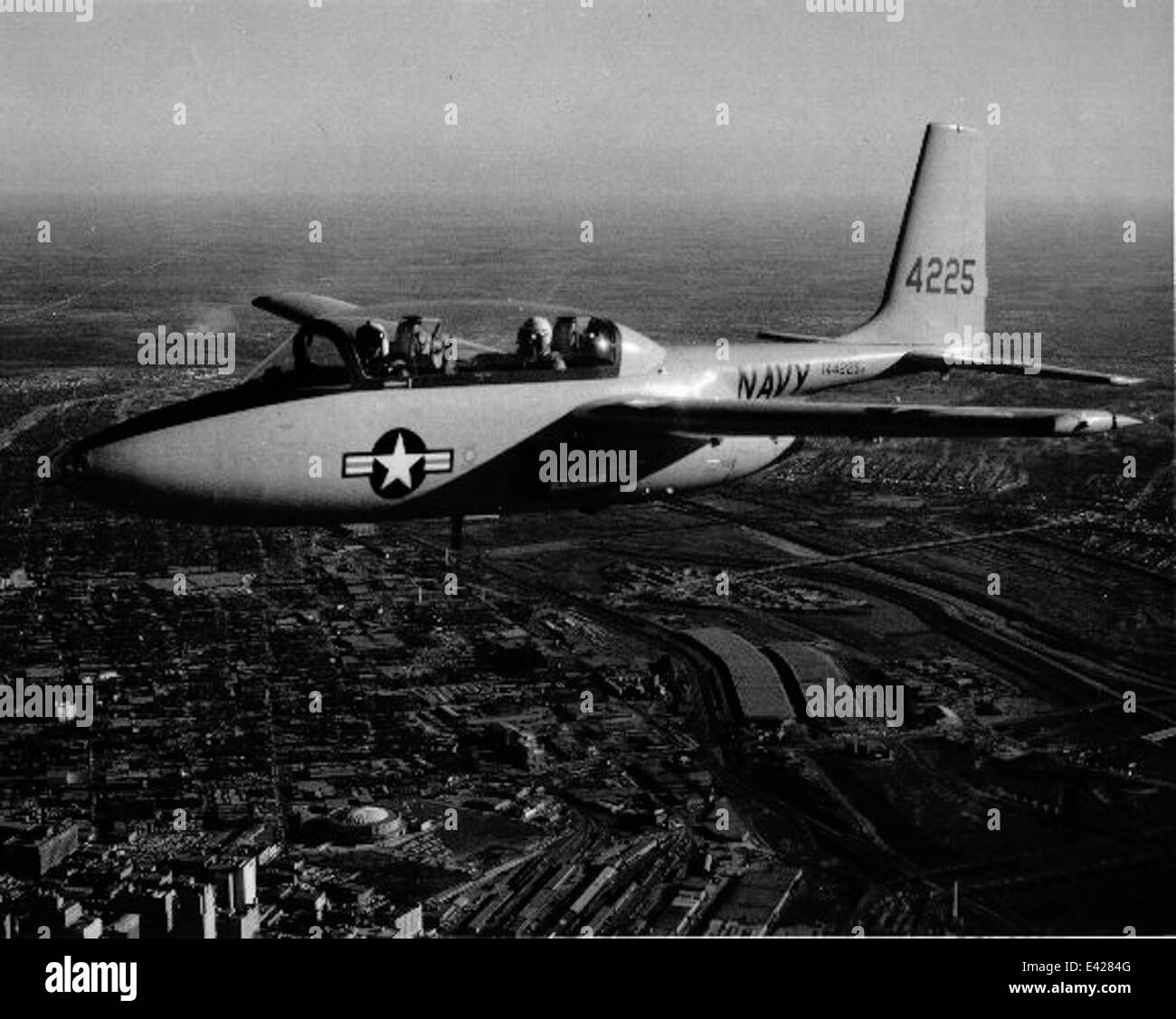 A photograph capturing a TT1 aircraft during a flight, highlighting its ...