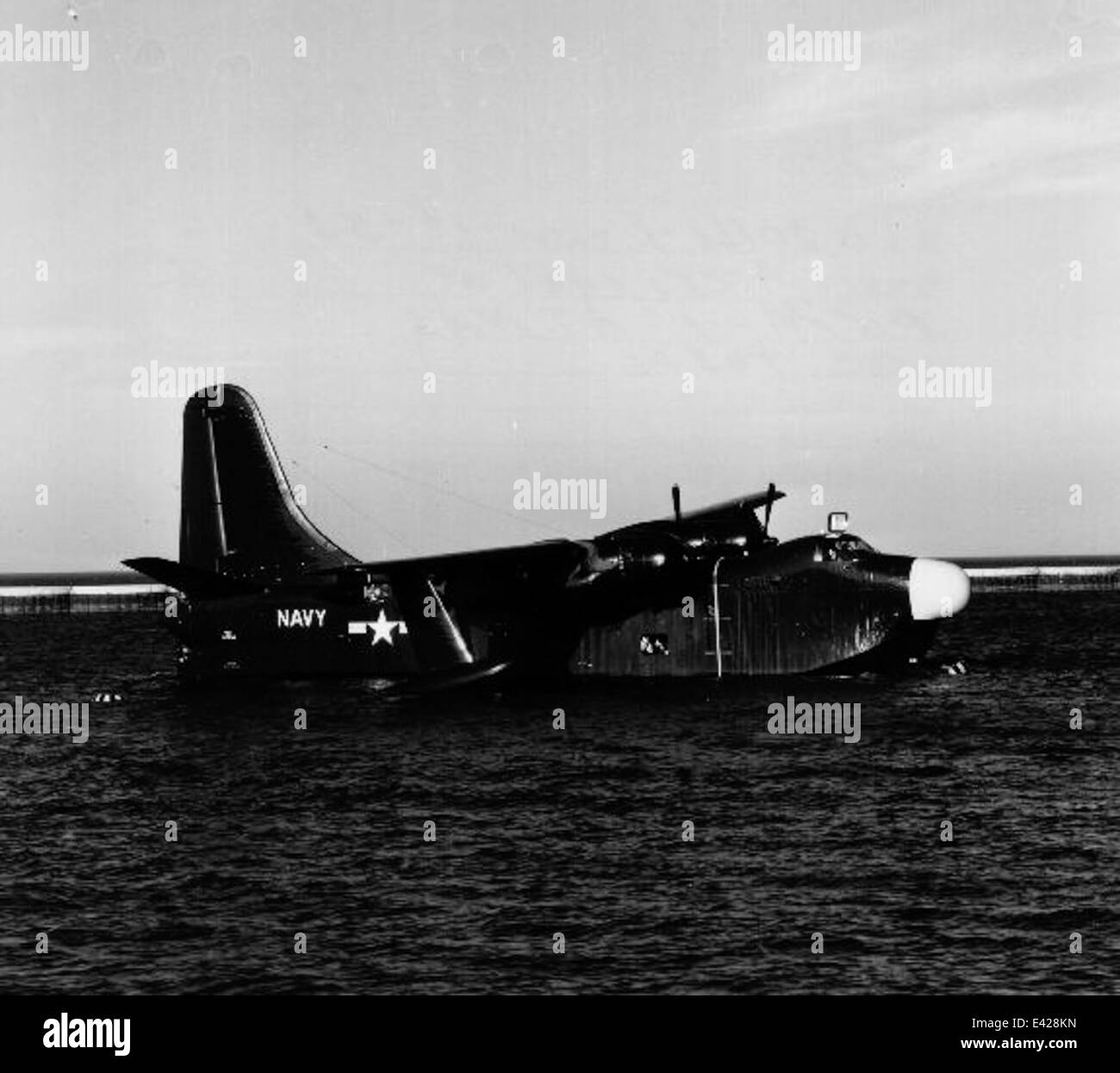 Photograph of the P5M-1 trainer aircraft, showcasing its use for ...