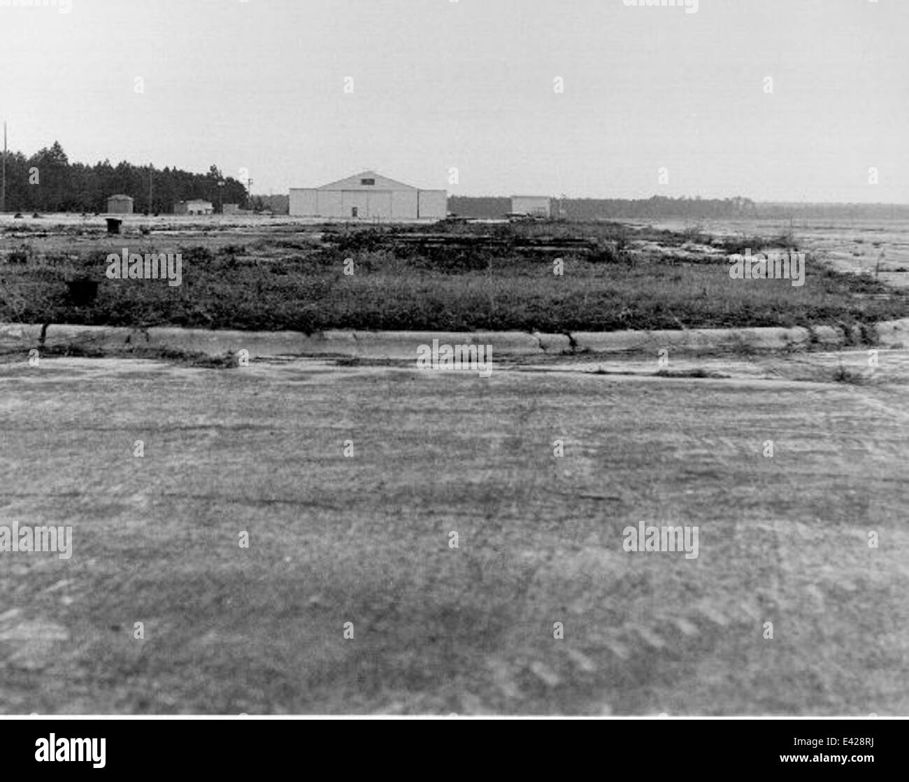 A photograph of OLF (Outlying Landing Field) Barin in 1989, showcasing ...