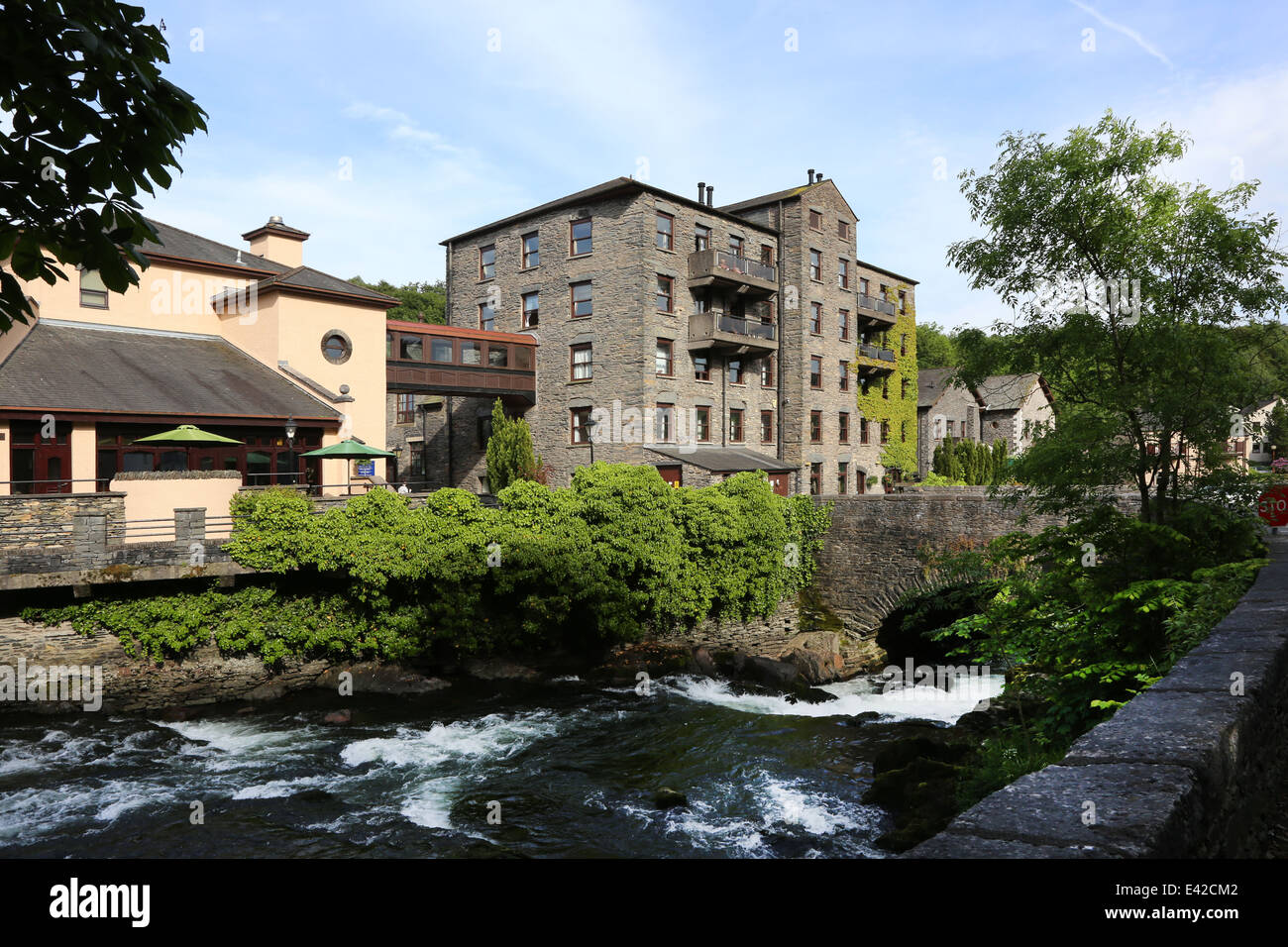 Whitewater Hotel at Backbarrow, Nr Ulverston, Cumbria Stock Photo - Alamy