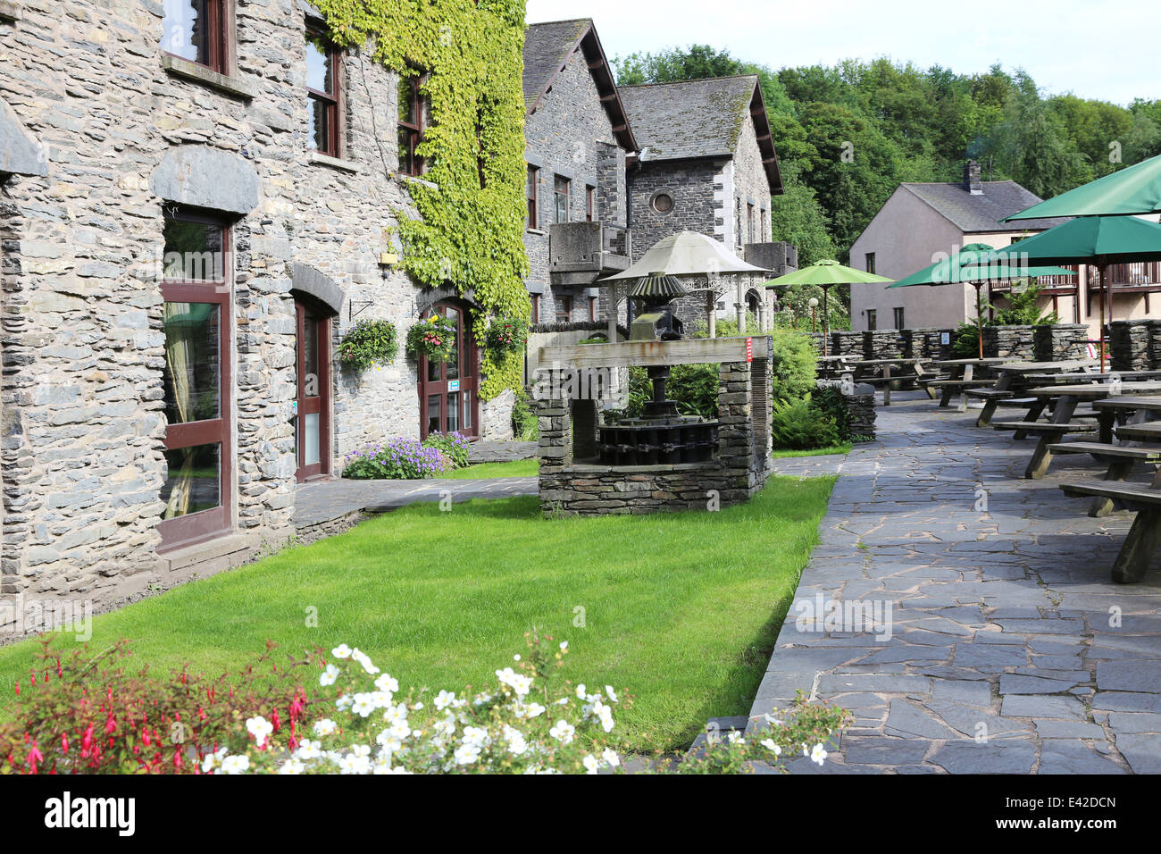 Whitewater Hotel at Backbarrow, Nr Ulverston, Cumbria Stock Photo - Alamy